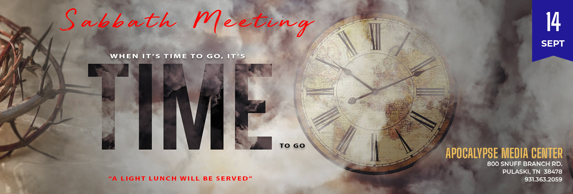 Special Sabbath Program - Apocalypse Ministries